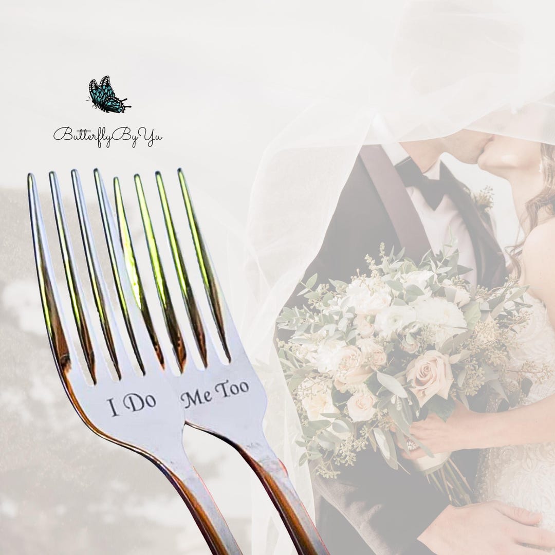 Engraved Wedding Forks – Personalized Keepsake for Your Special Day - Etsy