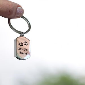 Personalized Cremation Pet Urn Keychain Custom Ashes Jewelry Ash Gift ...