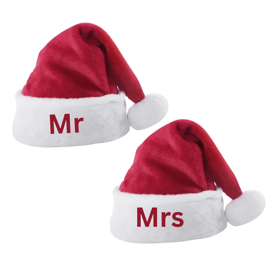 Personalized Santa Hat Christmas Personalised Santa Hats - Etsy