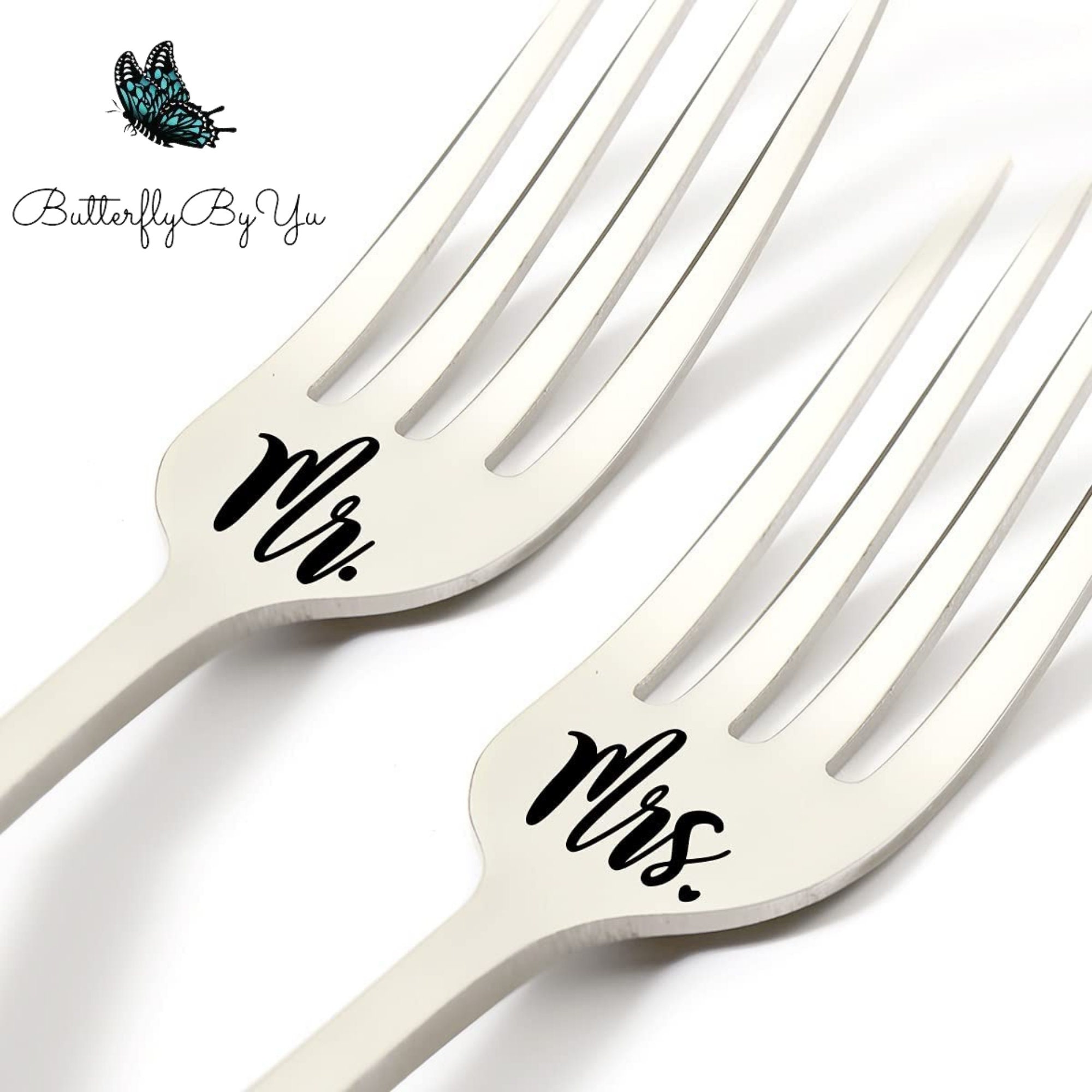 Engraved Wedding Forks Personalized Anniversary Forks - Etsy