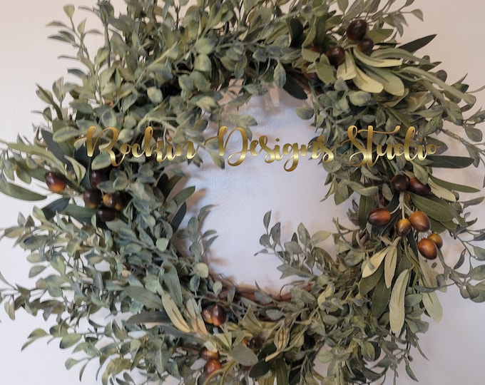 Extra Large Everyday Greenery Wreath, Wedding XL Wreath, Church Door ...