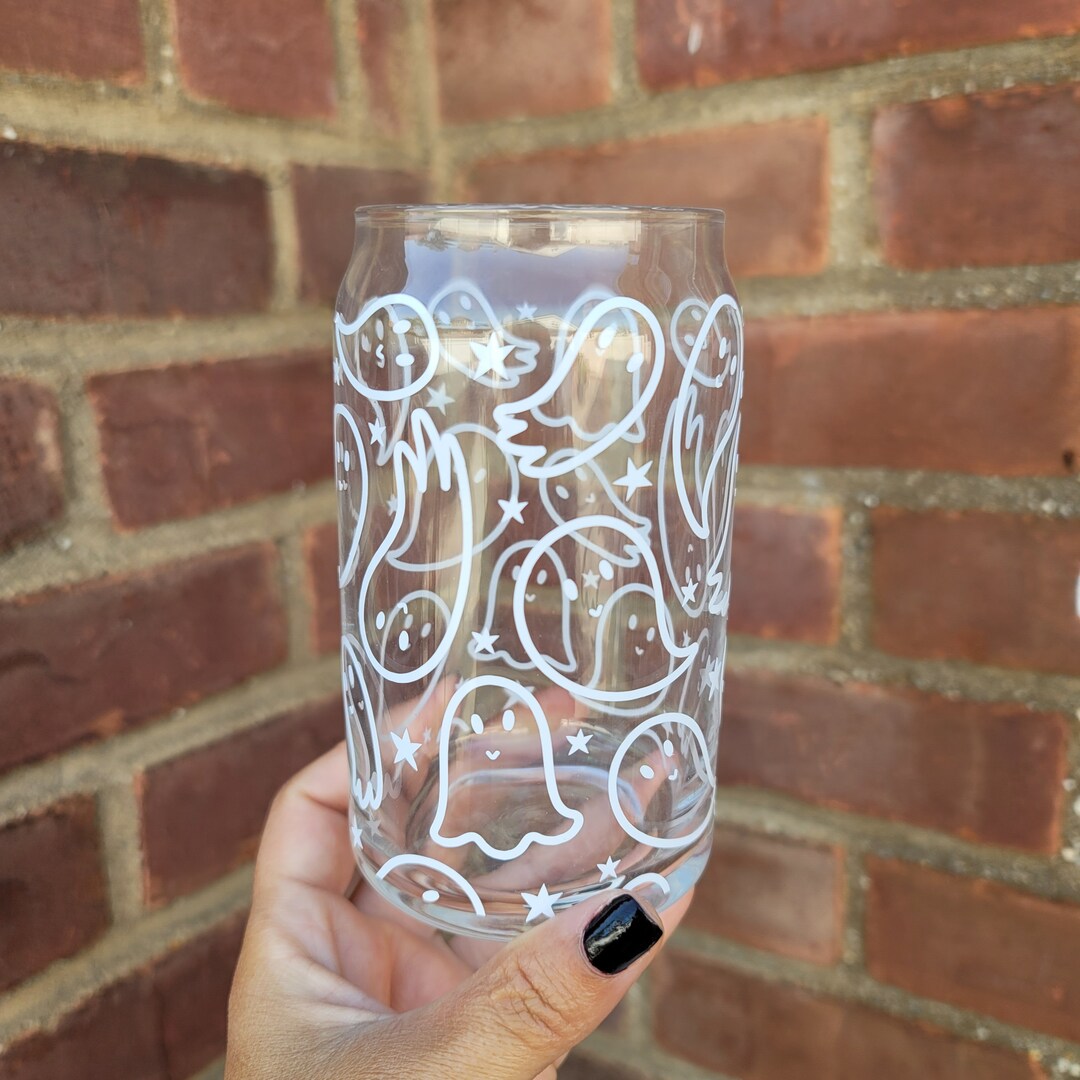 Happy Ghosts Cup| Gleeful Ghosts| Ghost Glass| Cold Drinks| Iced Coffee ...