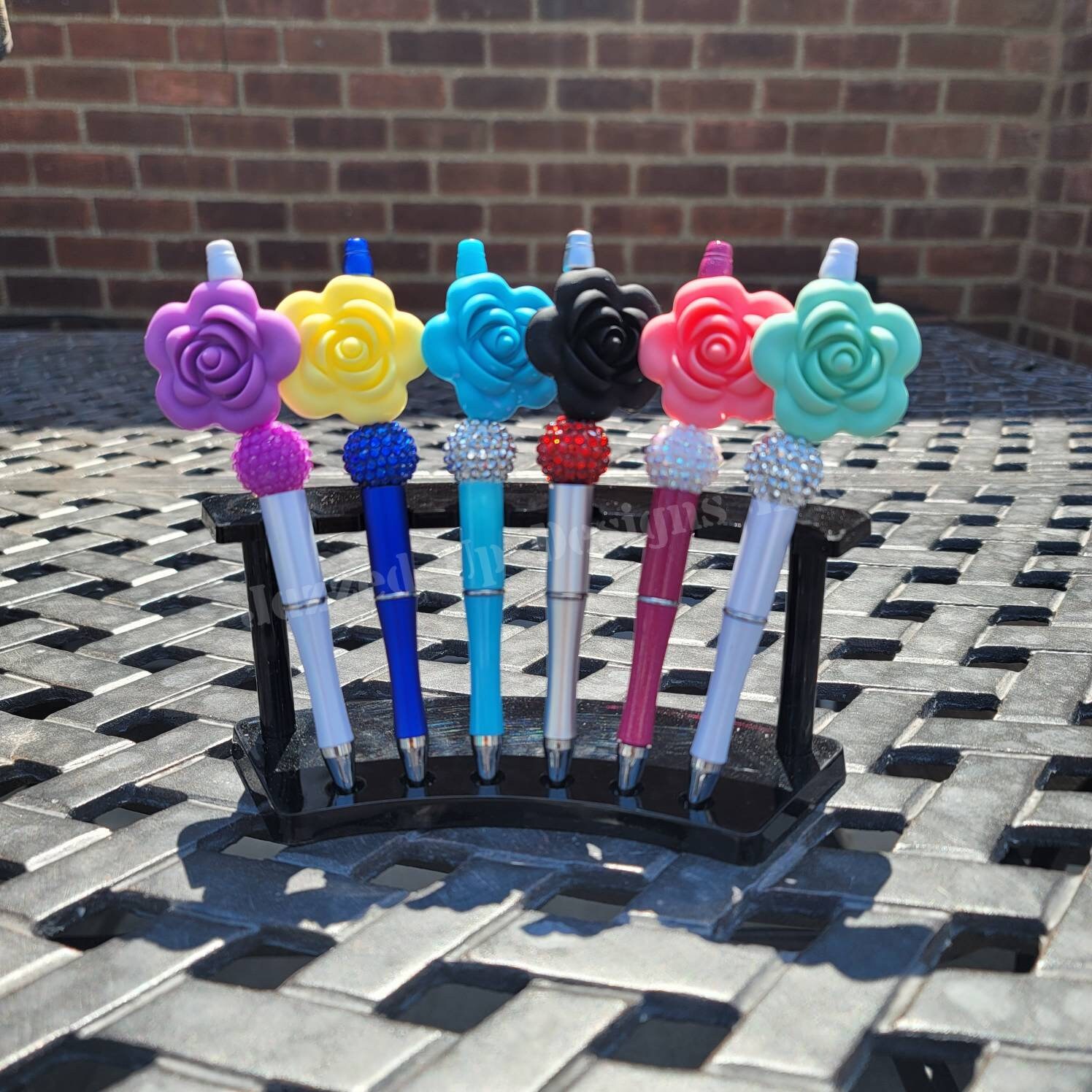 Flower Pen Flower Lover Pen Beaded Pen Fun Pens Cute Pen - Etsy