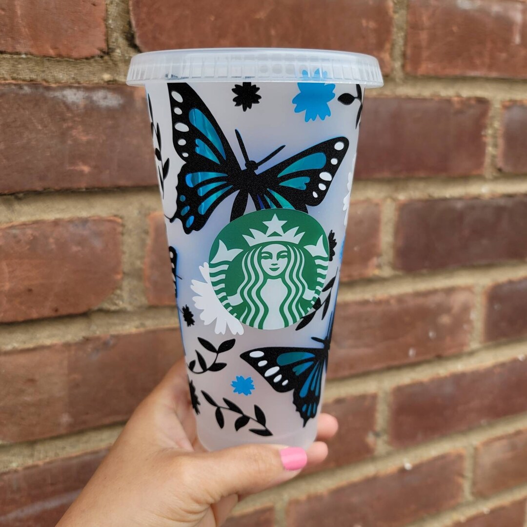 Monarch Butterfly Cup| Butterfly Lover Gift| Reusable Butterfly Cup ...