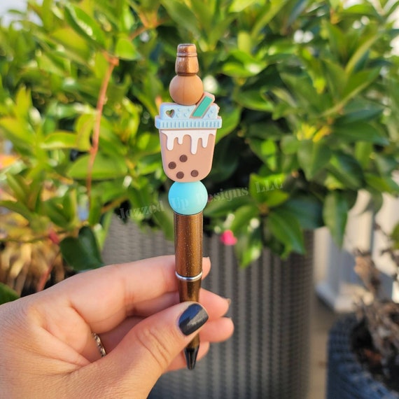 Boba Themed Pen Gifts for Boba Lovers Beaded Pen Fun Pens - Etsy