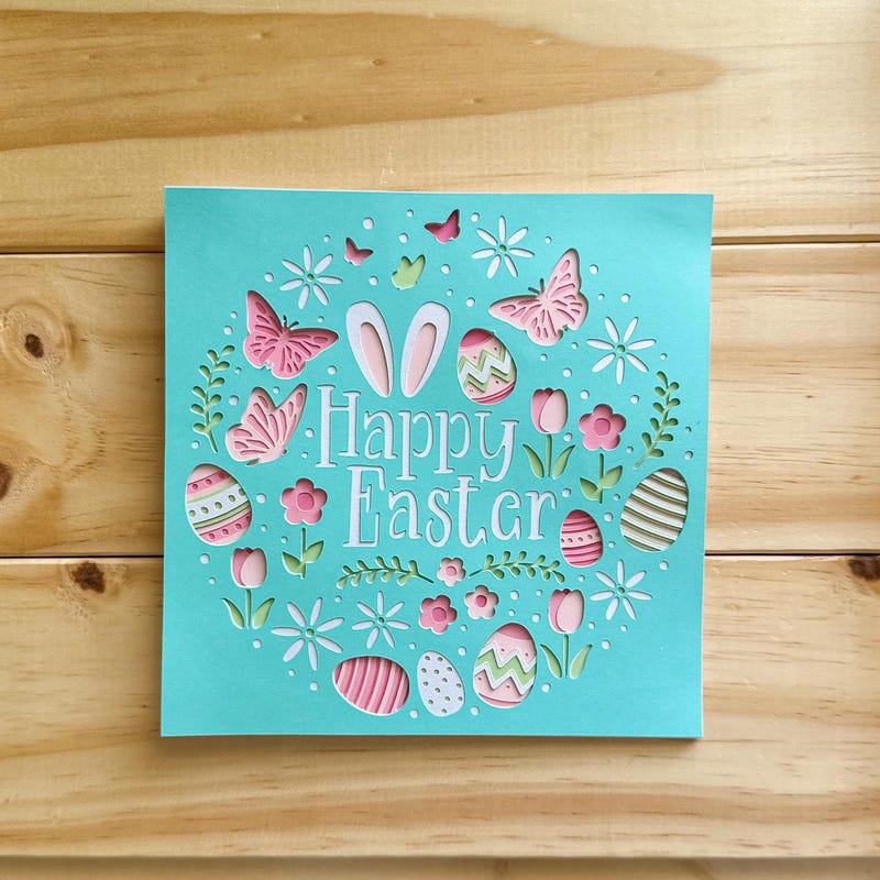 Handmade Easter Card - Etsy