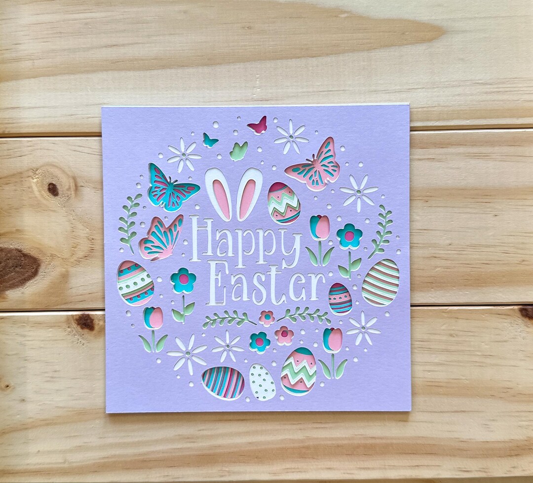 Easter Card | Handmade Greeting Card | 3D Card - Etsy