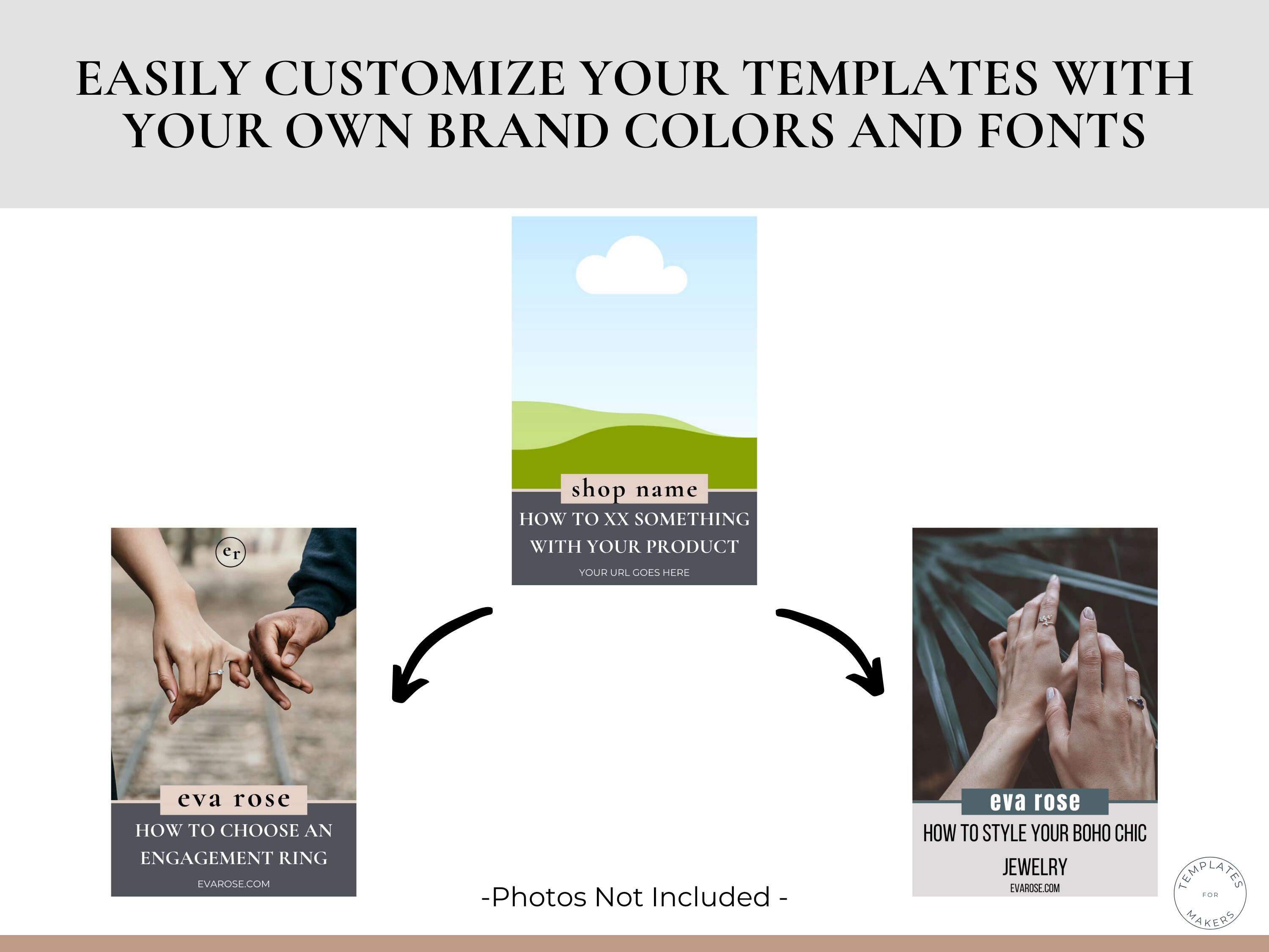 Pinterest Templates for Products and Ecommerce | Pinterest Marketing ...