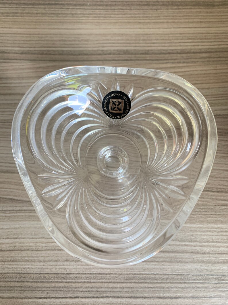 MDINA Lead Crystal Tealight Holder - Etsy