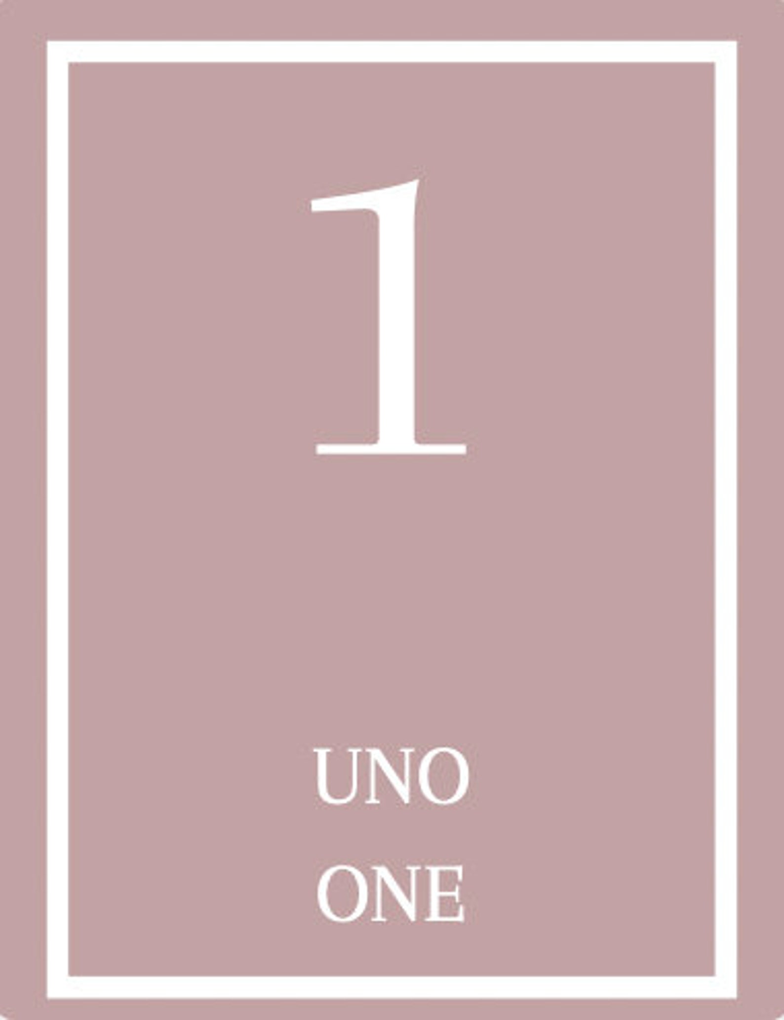 Printable Number Flashcards 1 - 20 SPANISH/ENGLISH - Etsy