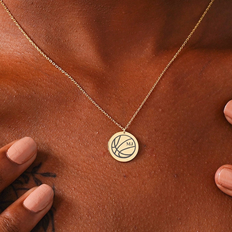 Basketball Necklace - Etsy