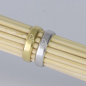 14K Solid Gold Ring for Women, Custom Engraved Ring for Her, Wedding ...