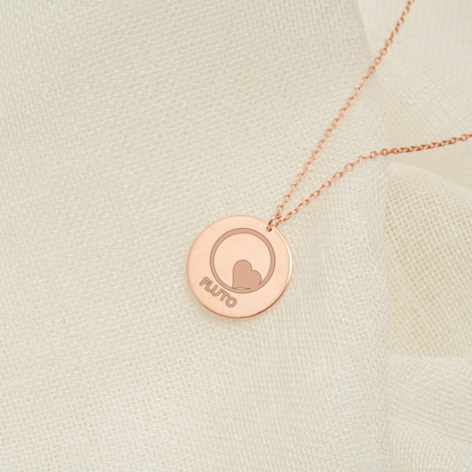 Jupiter Necklace, 14K Solid Gold Planet Necklace for Women, Gifts for ...