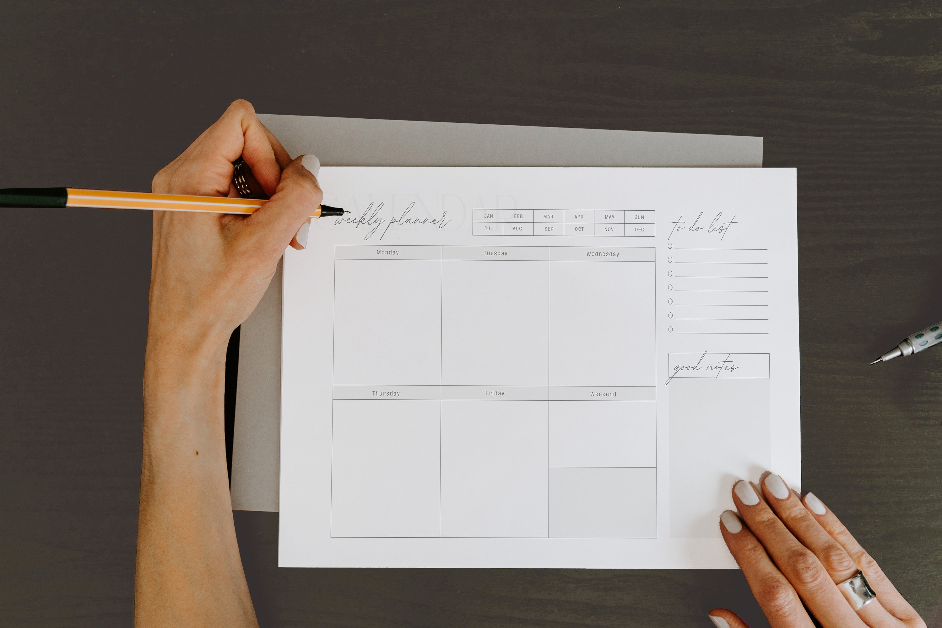 Printable Weekly Block Schedule, Routine, Organized Planner, A4/a5 ...