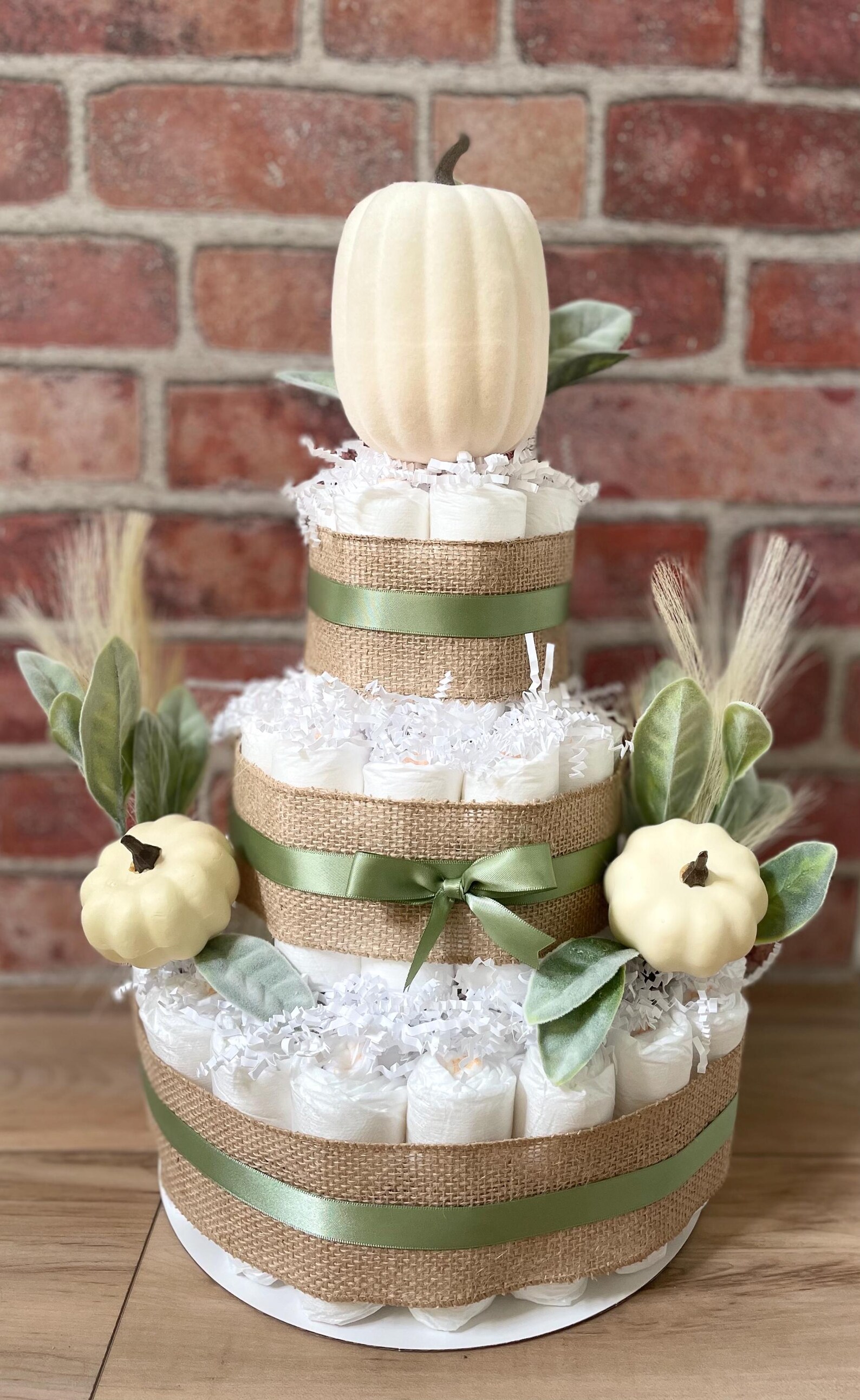 Little Pumpkin Fall Diaper Cake - Etsy