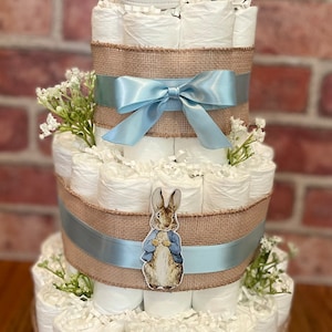 Peter Rabbit Diaper Cake - Etsy