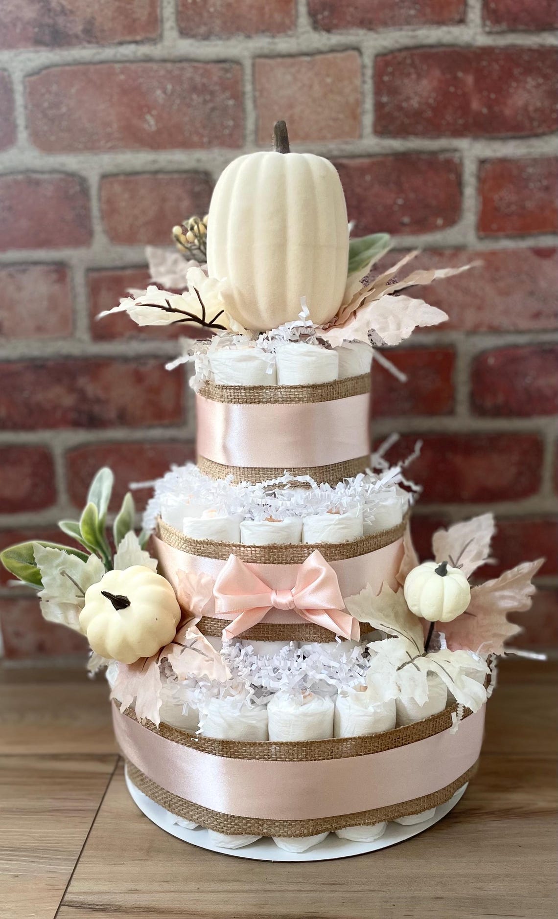 Little Pumpkin Fall Diaper Cake - Etsy