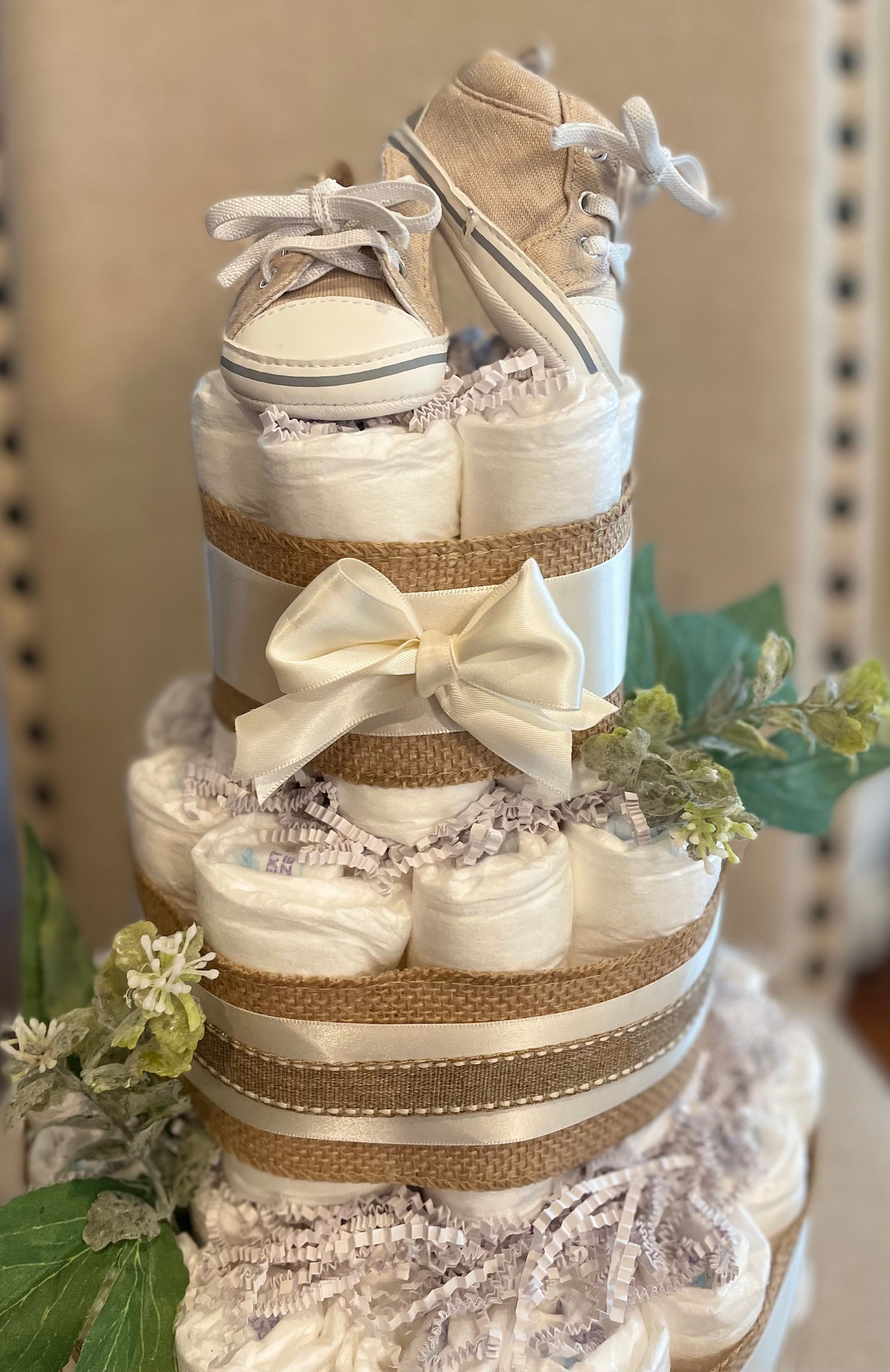 Gender Neutral Diaper Cake - Etsy