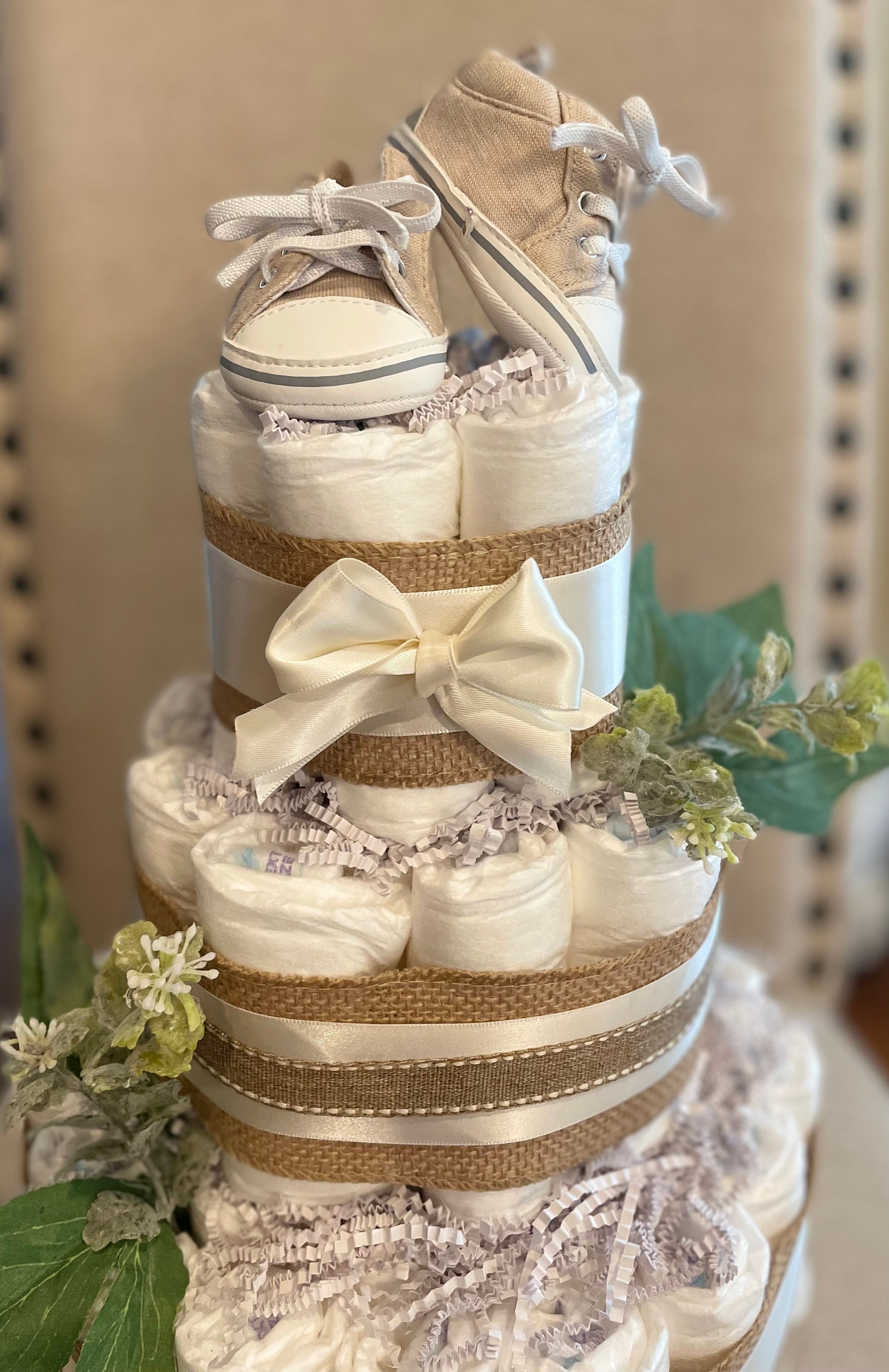 Gender Neutral Diaper Cake - Etsy