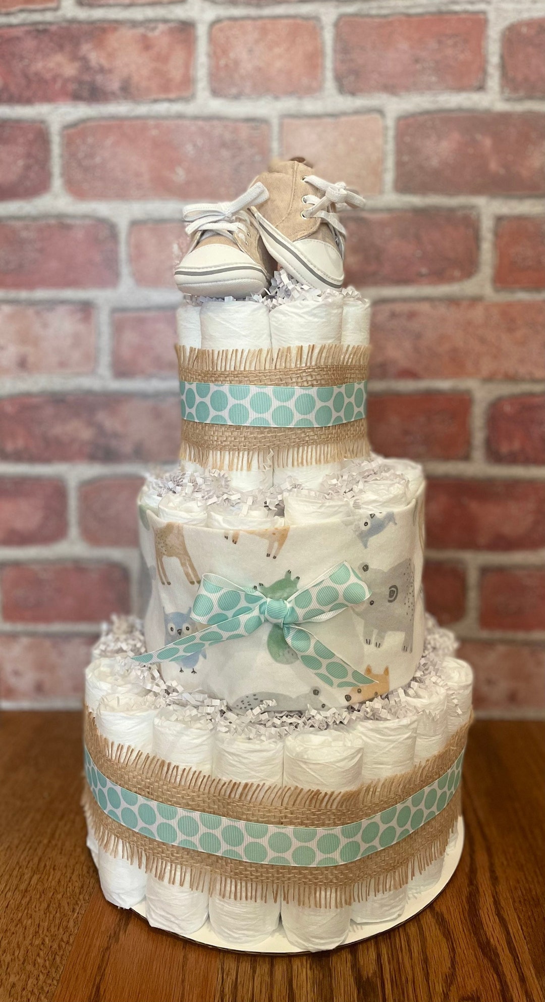 Woodland, Forest Animals Diaper Cake - Etsy