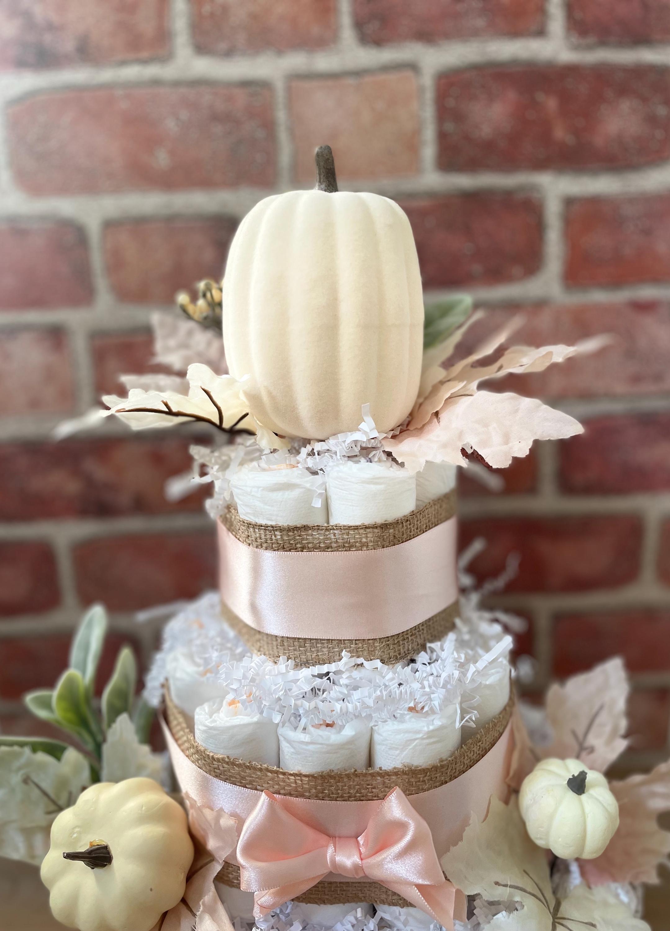 Little Pumpkin Fall Diaper Cake - Etsy