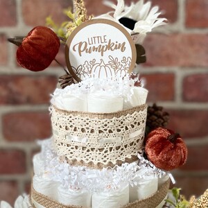 Little Pumpkin Fall Diaper Cake - Etsy
