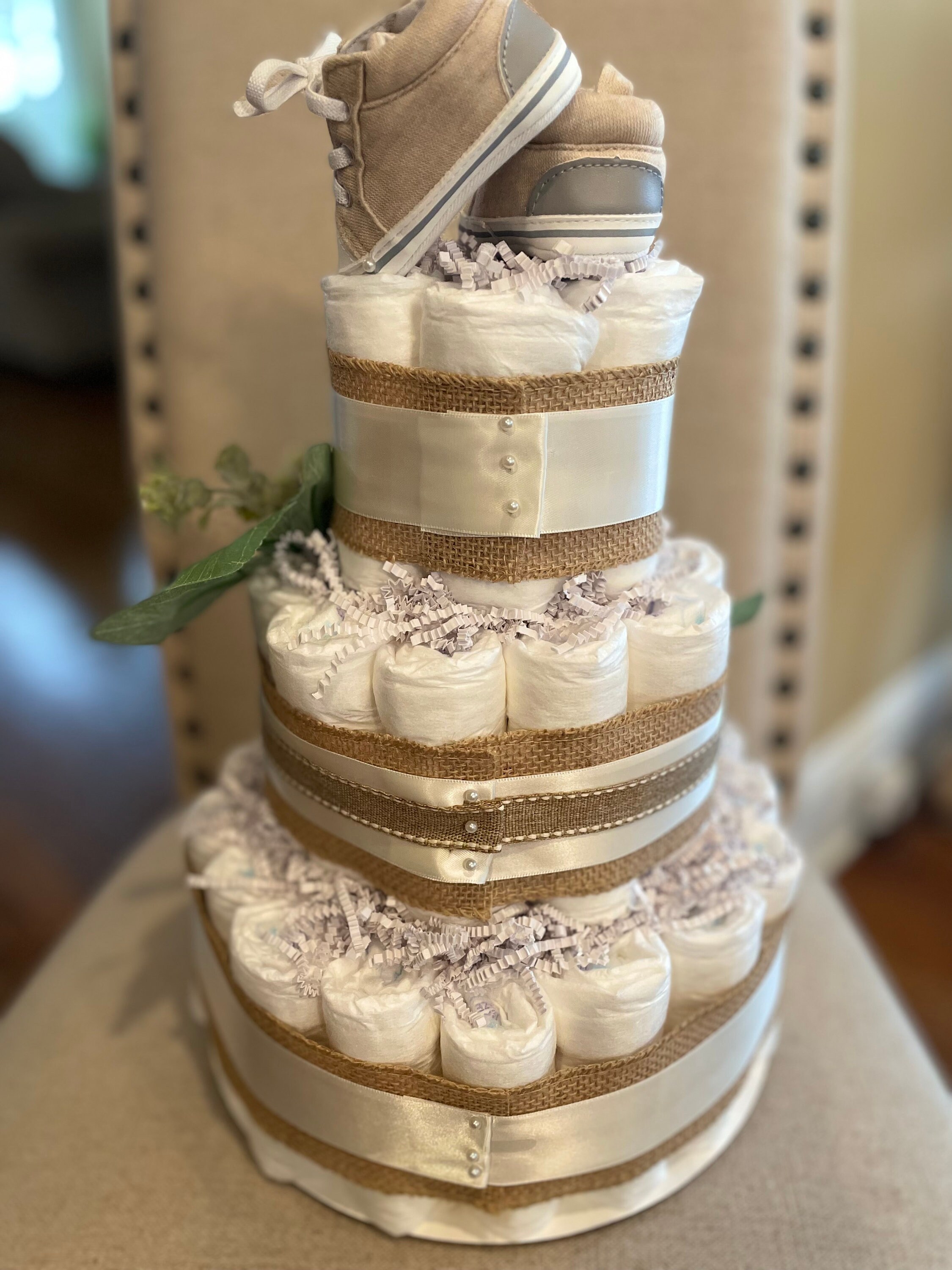 Gender Neutral Diaper Cake - Etsy