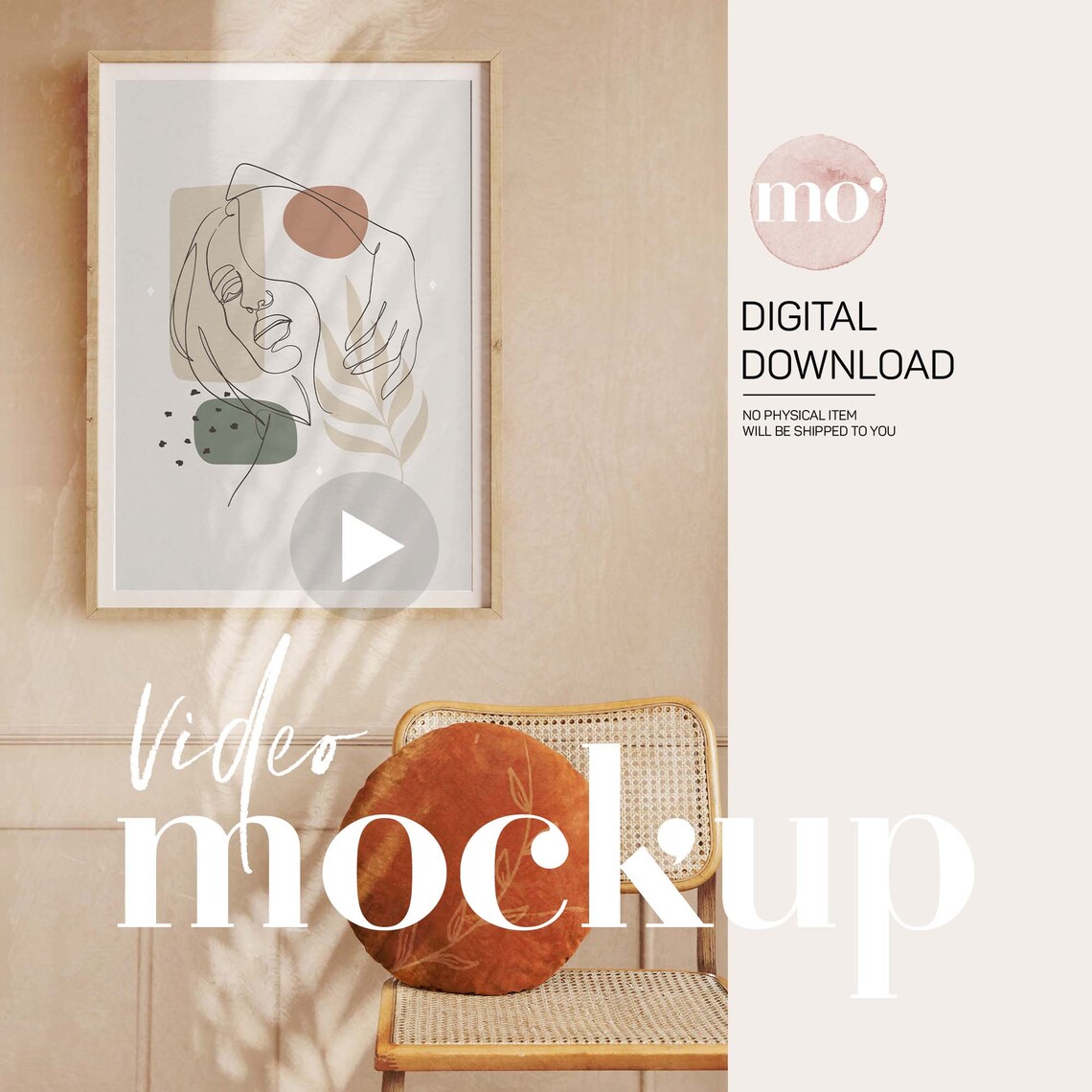 Video Mockupa4 Mockup Photo Frame Mockup Video Frame Mockup - Etsy