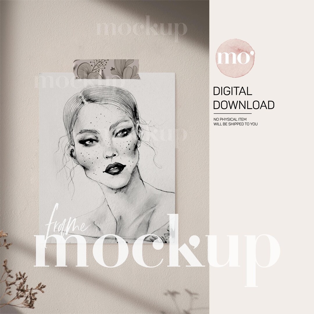 4x5 Portrait Poster Mockup: Wall Art PSD With Smart Object (digital ...