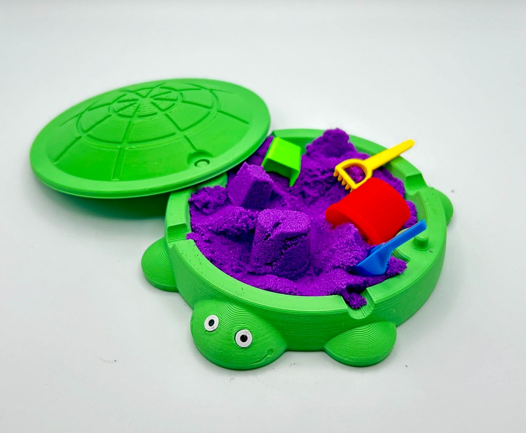 Mini 3D Printed Turtle Sandbox-zen Garden-90s Nostalgia-work Office ...