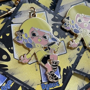 AGENT 4, PIN/KEYCHAIN - Mini Zapfish Splatoon 2 - Etsy