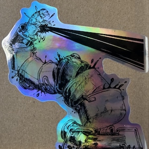 BOSS Salmonid STICKER SET (11 Pcs) Splatoon Vinyl Holographic Stickers ...