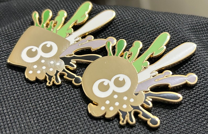 Splatoon ARO Pins Squid Octo - Etsy