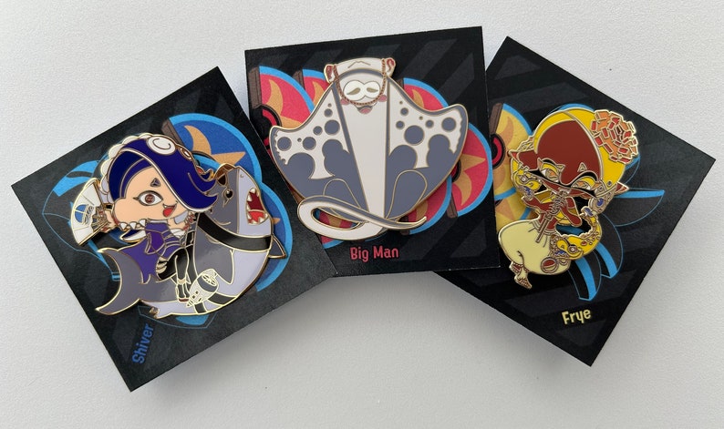 Deep Cut Enamel Pins : Shiver Frye Big Man - Etsy