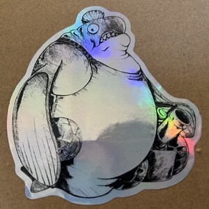 BOSS Salmonid STICKER SET (11 Pcs) Splatoon Vinyl Holographic Stickers ...