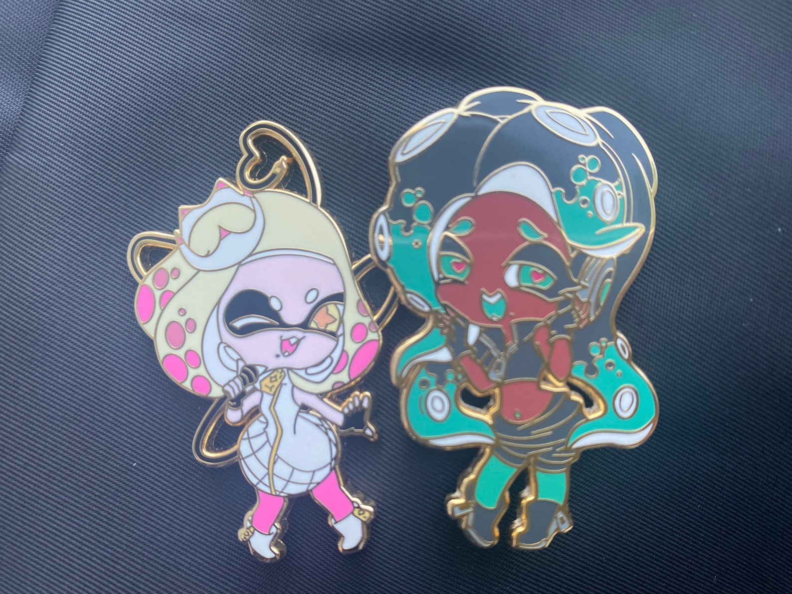 Off the Hook Enamel Pins : Marina and Pearl - Etsy