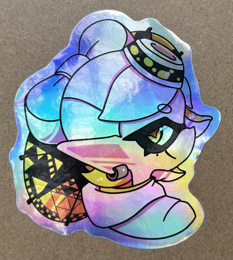 IDOL STICKER SET (7 Pcs) Splatoon Idols Vinyl Holographic Stickers - Etsy