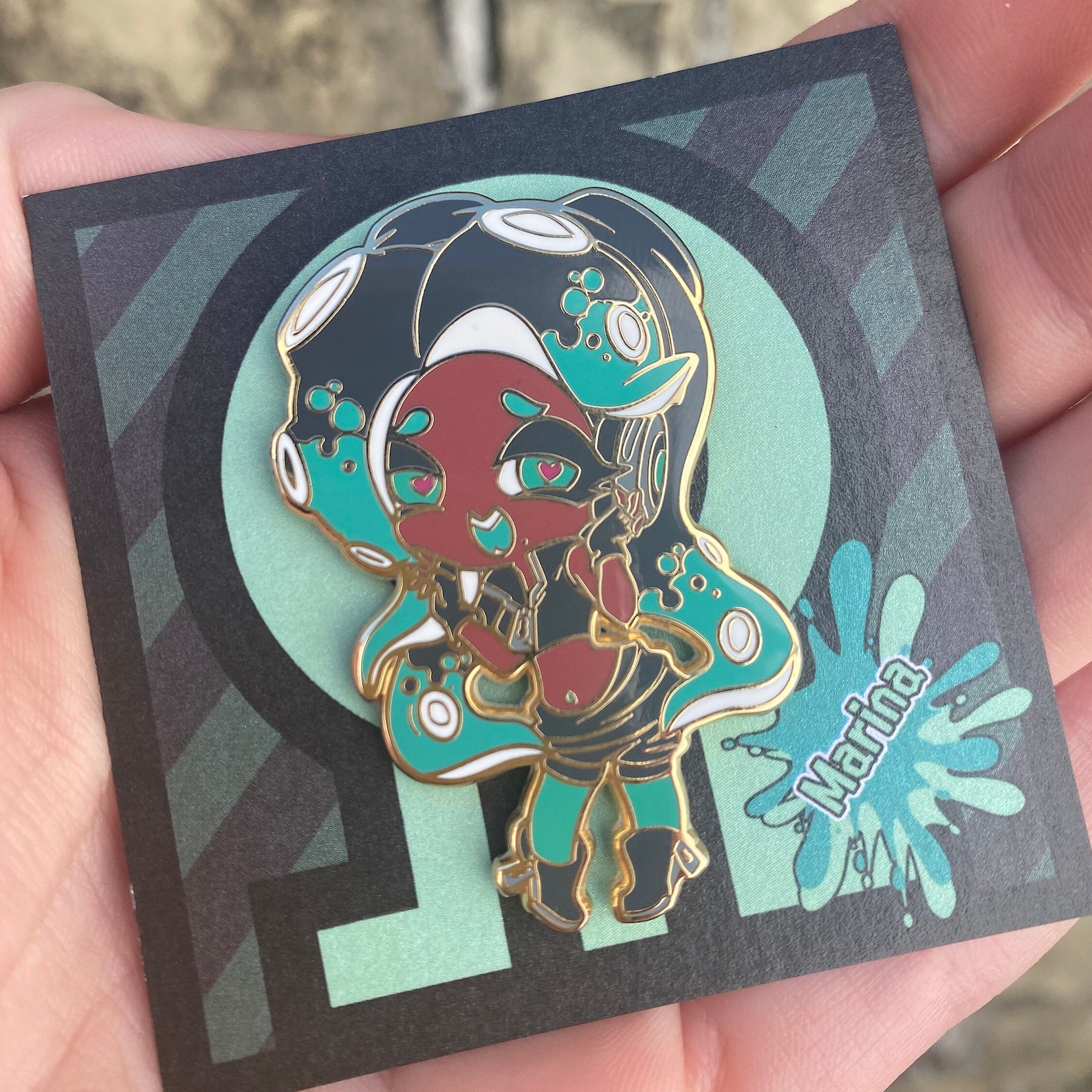 Off the Hook Enamel Pins : Marina and Pearl - Etsy
