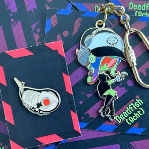 SIDE ORDER Dedf1sh Keychain /pin -JELLETON Swarming Languendo Pin - Etsy