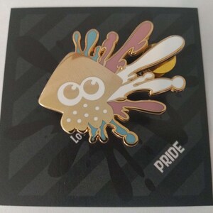 Splatoon TRANS Pride Pins Squid Octo - Etsy