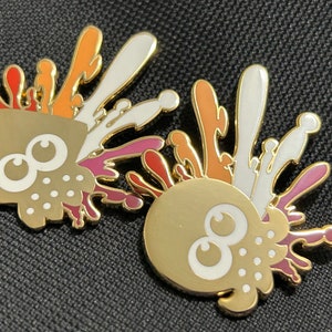 Splatoon Lesbian Pins Squid Octo - Etsy