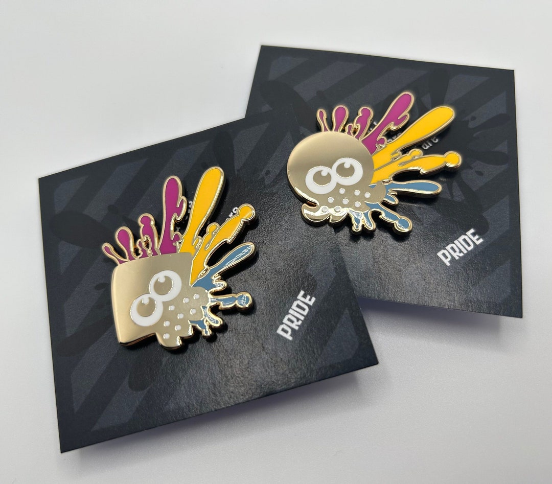 Splatoon PAN Pins Squid Octo - Etsy