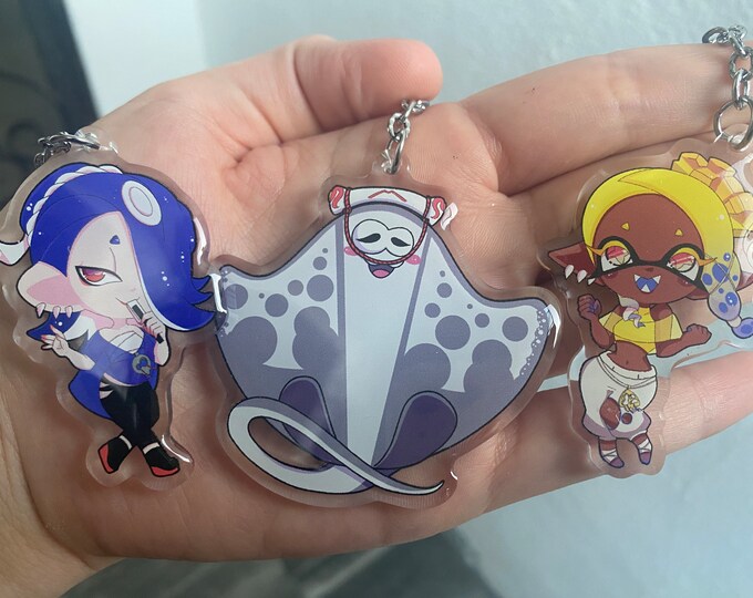 Deep Cut Acrylic Keychains - Etsy