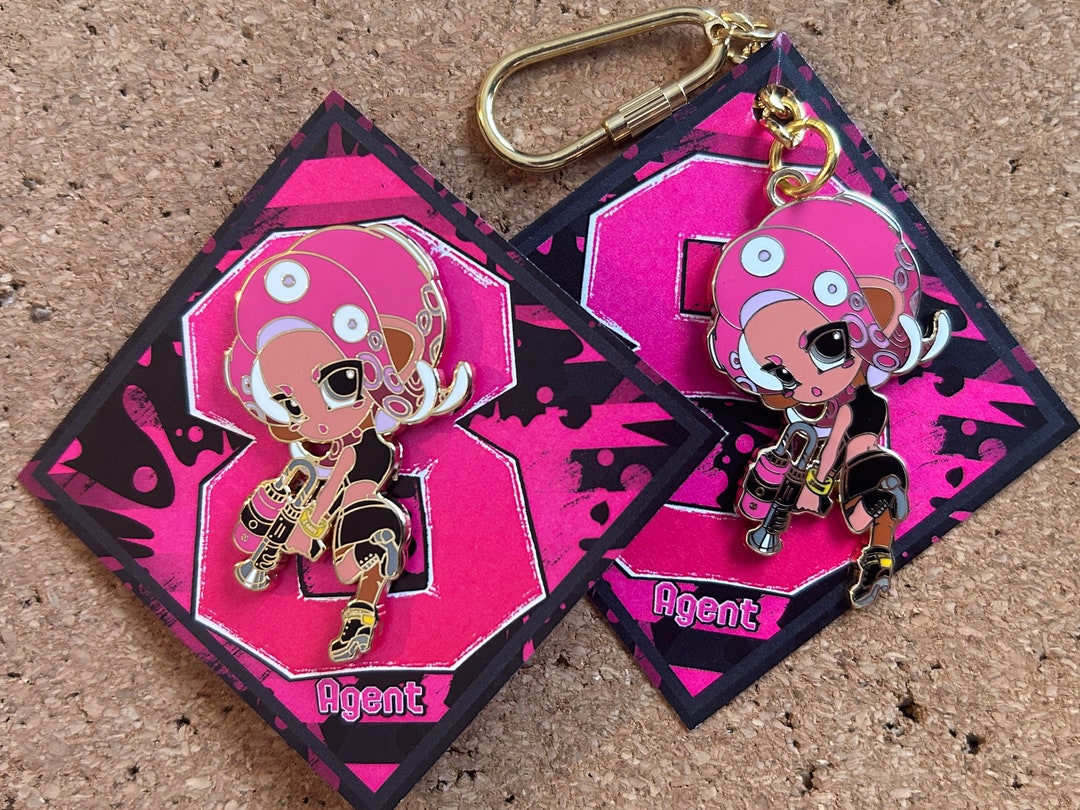 AGENT 8 PIN/KEYCHAIN - Octo Expansion - Etsy