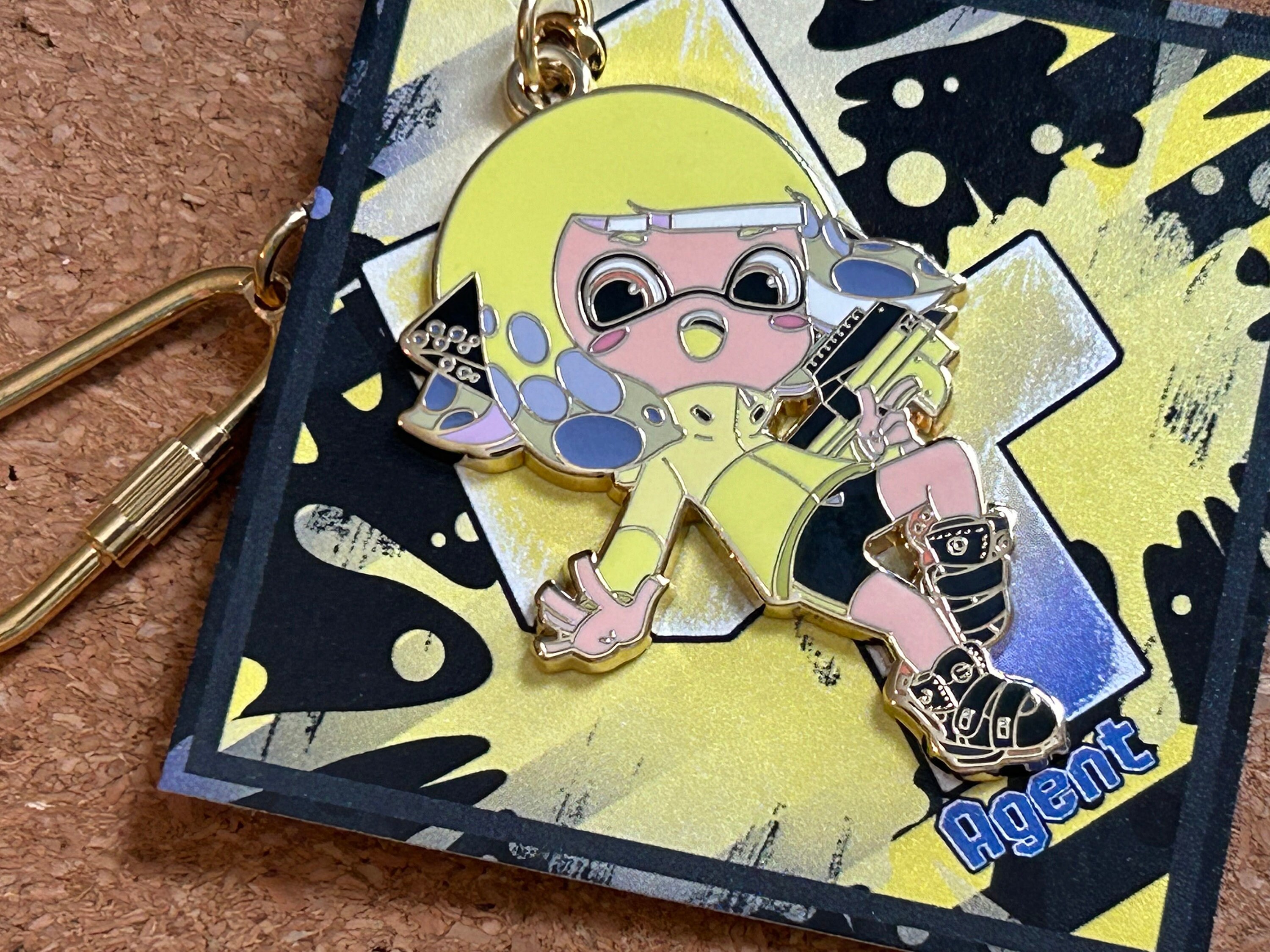 AGENT 4, PIN/KEYCHAIN - Mini Zapfish Splatoon 2 - Etsy