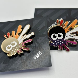 Splatoon Lesbian Pins Squid Octo - Etsy