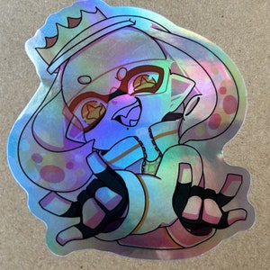 IDOL STICKER SET (7 Pcs) Splatoon Idols Vinyl Holographic Stickers - Etsy