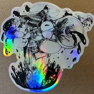 BOSS Salmonid STICKER SET (11 Pcs) Splatoon Vinyl Holographic Stickers ...