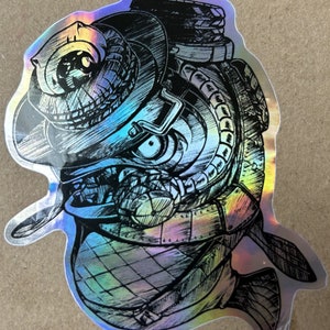 BOSS Salmonid STICKER SET (11 Pcs) Splatoon Vinyl Holographic Stickers ...