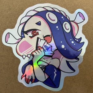IDOL STICKER SET (7 Pcs) Splatoon Idols Vinyl Holographic Stickers - Etsy